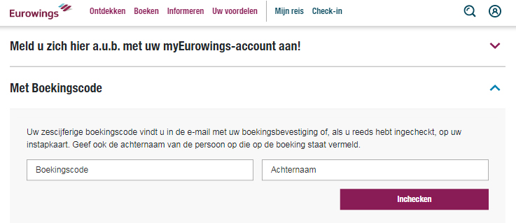 Eurowings inchecken - Zo werkt online inchecken bij Eurowings
